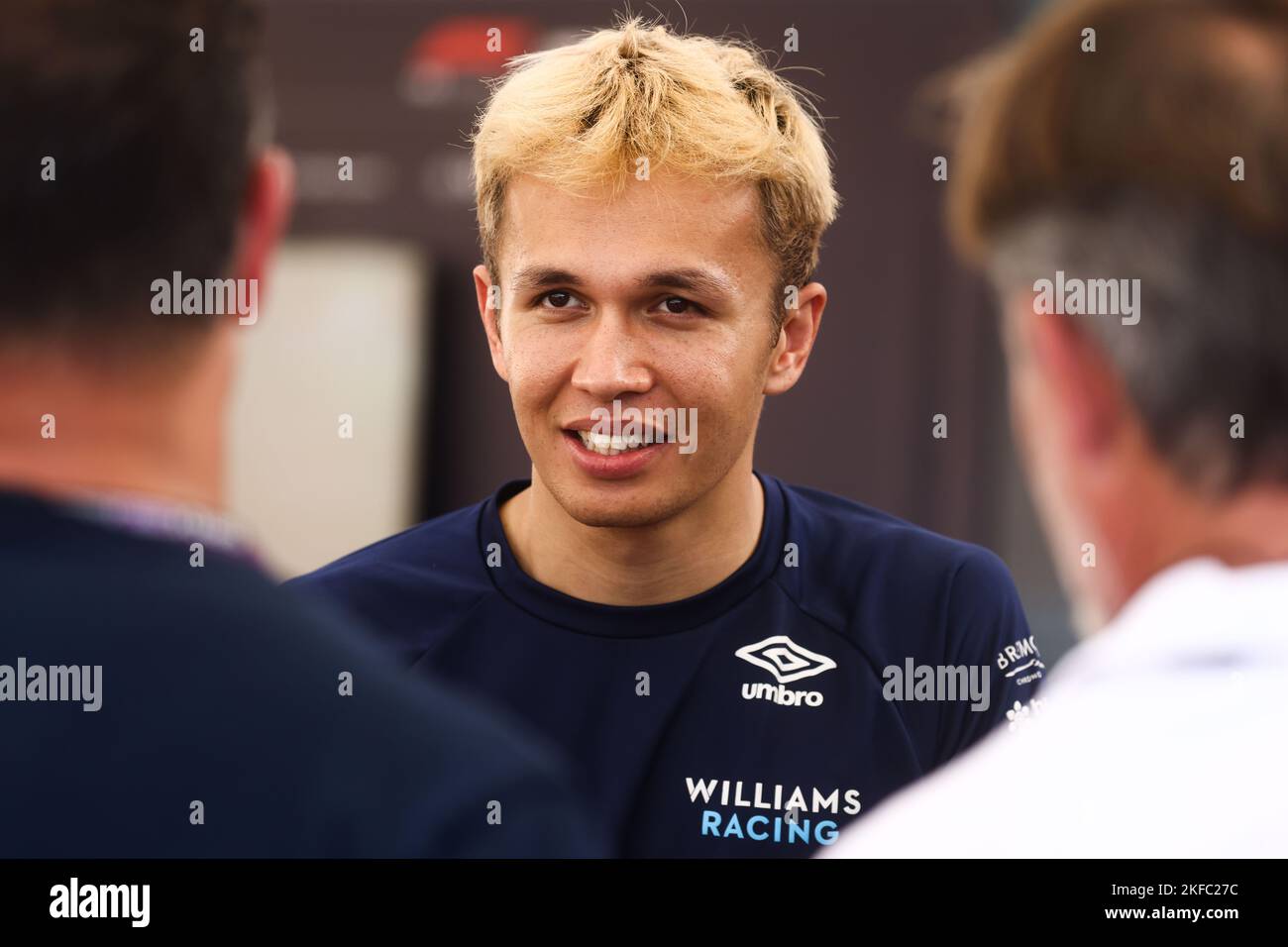 Abu Dhabi, United Arab Emirates. 17th Nov, 2022. Alexander Albon of ...