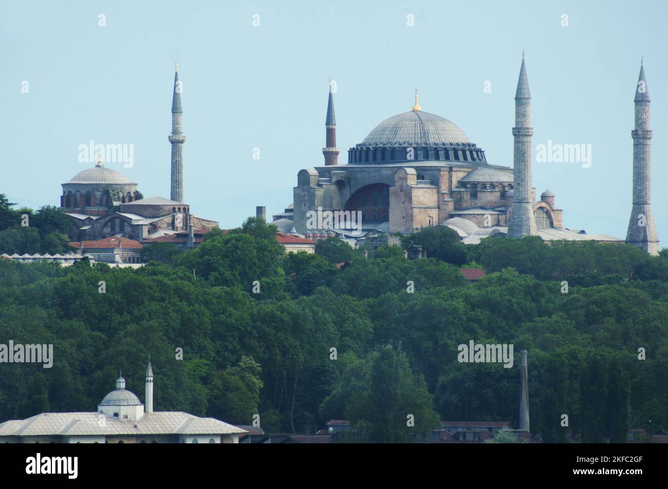 Located in Istanbul, Hagia Sophia is a church built in the 6th century ...