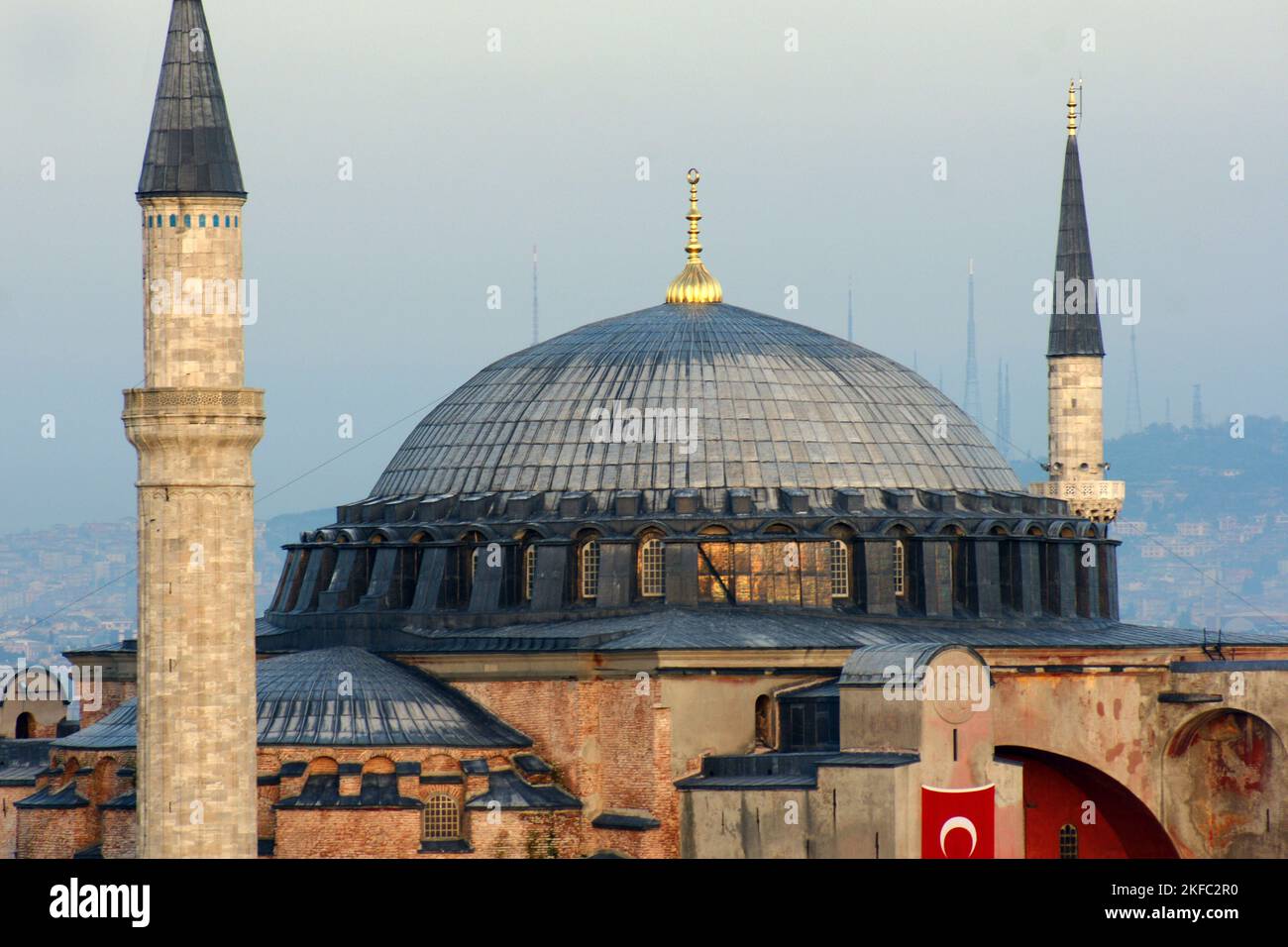Located in Istanbul, Hagia Sophia is a church built in the 6th century ...