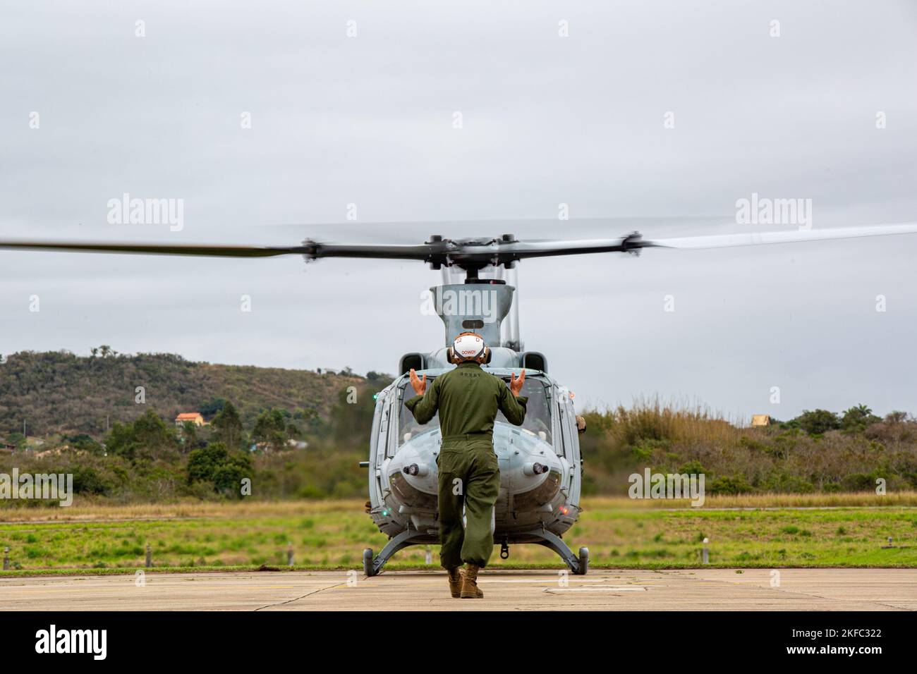 Sgt. Ty Dowdy, a plane captain, with Marine Light Attack Helicopter ...