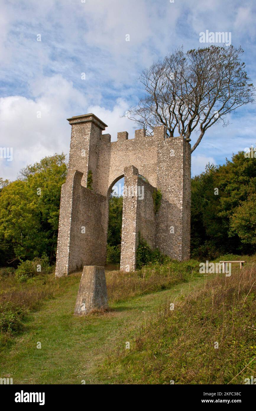 Nore Folly, aka Slindon Folly, West Sussex, England, possibly built ...