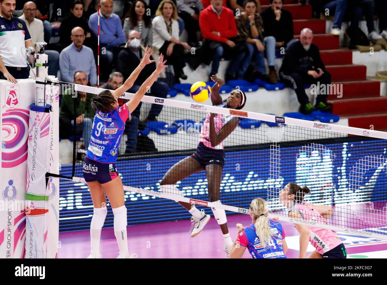 Pala Radi, Casalmaggiore (CR), Italy, November 16, 2022, Adhu Malual ...