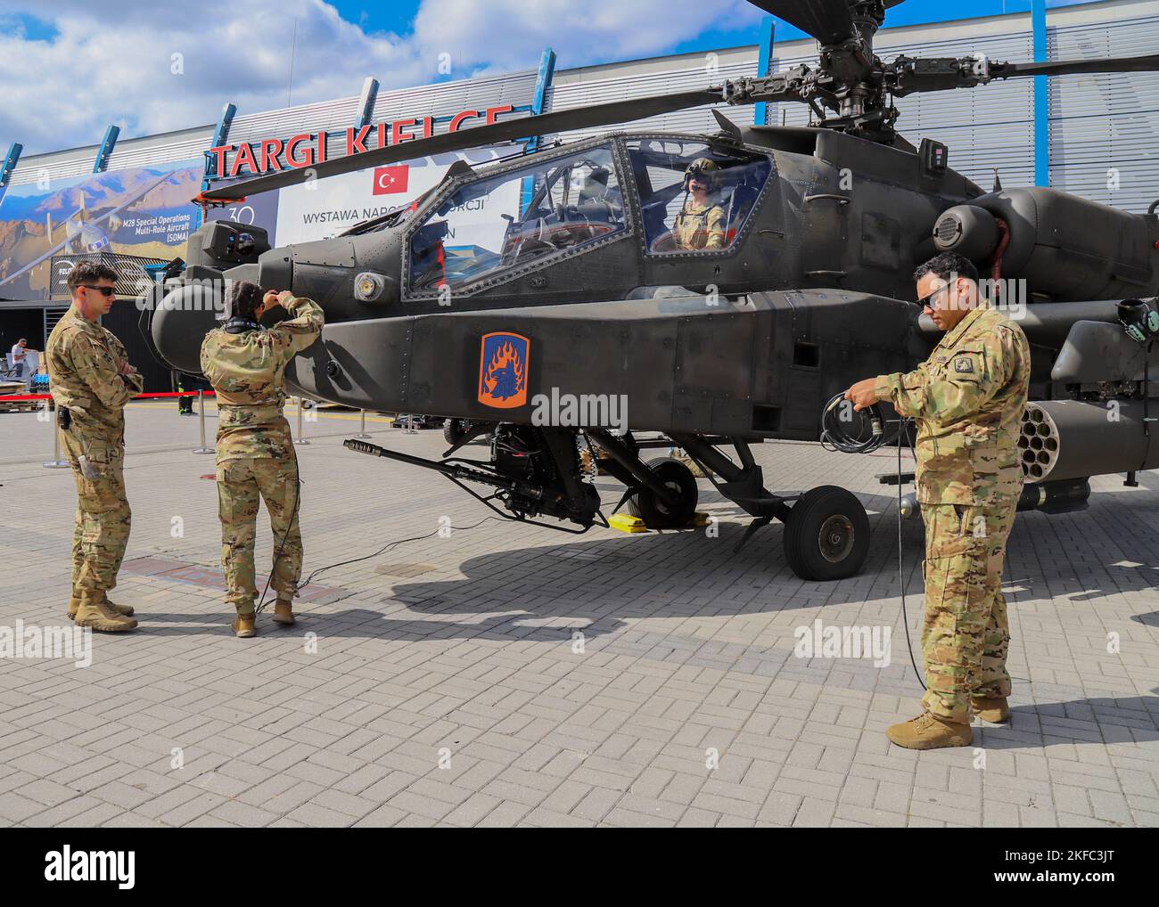 U.S. Soldiers, a part of 1st Battalion (Attack), 3rd Aviation Regiment ...