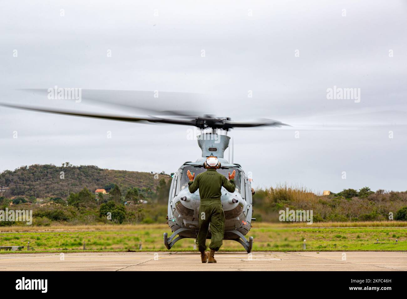 Sgt. Ty Dowdy, a plane captain, with Marine Light Attack Helicopter ...