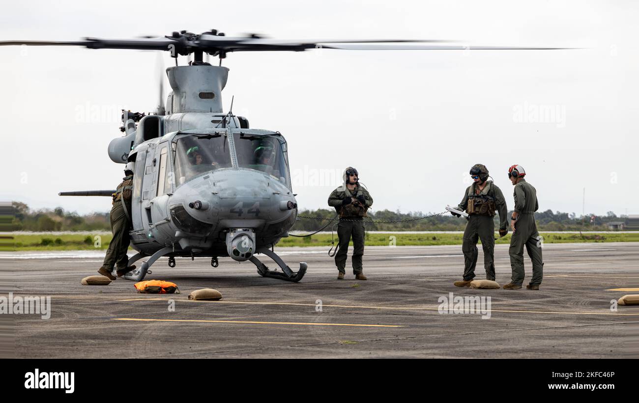 U.S. Marines with Marine Light Attack Helicopter Squadron - 773, 4th ...