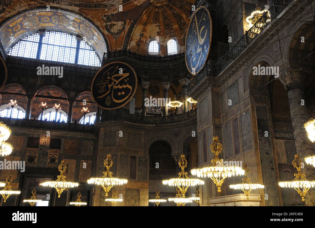 Located in Istanbul, Hagia Sophia is a church built in the 6th century ...
