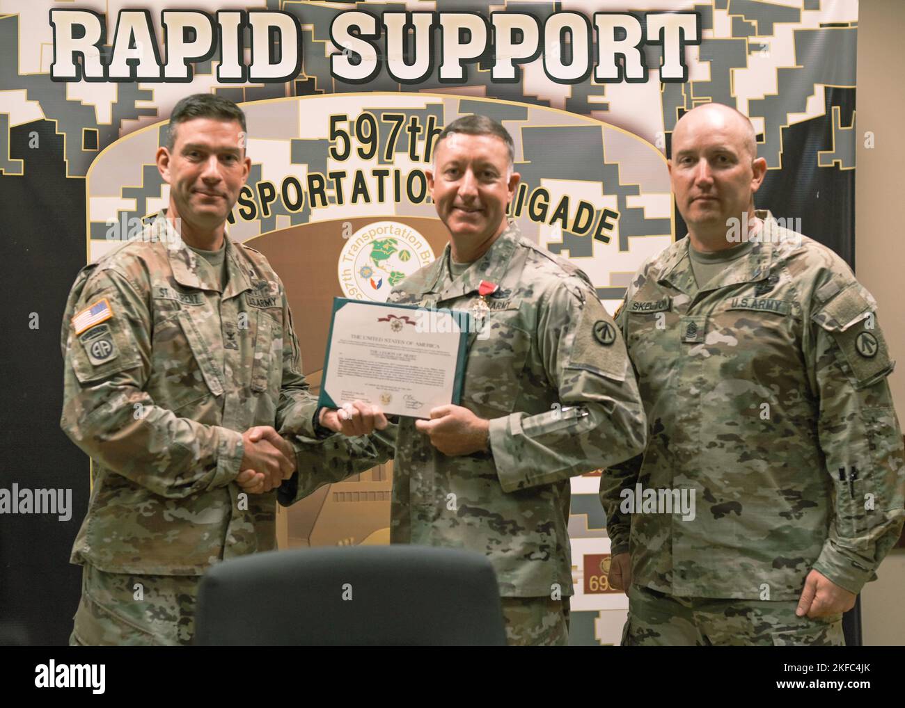 Lt. Col. David Walters was awarded the Legion of Merit Meritorious ...