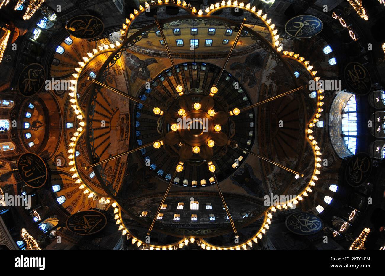 Located in Istanbul, Hagia Sophia is a church built in the 6th century ...
