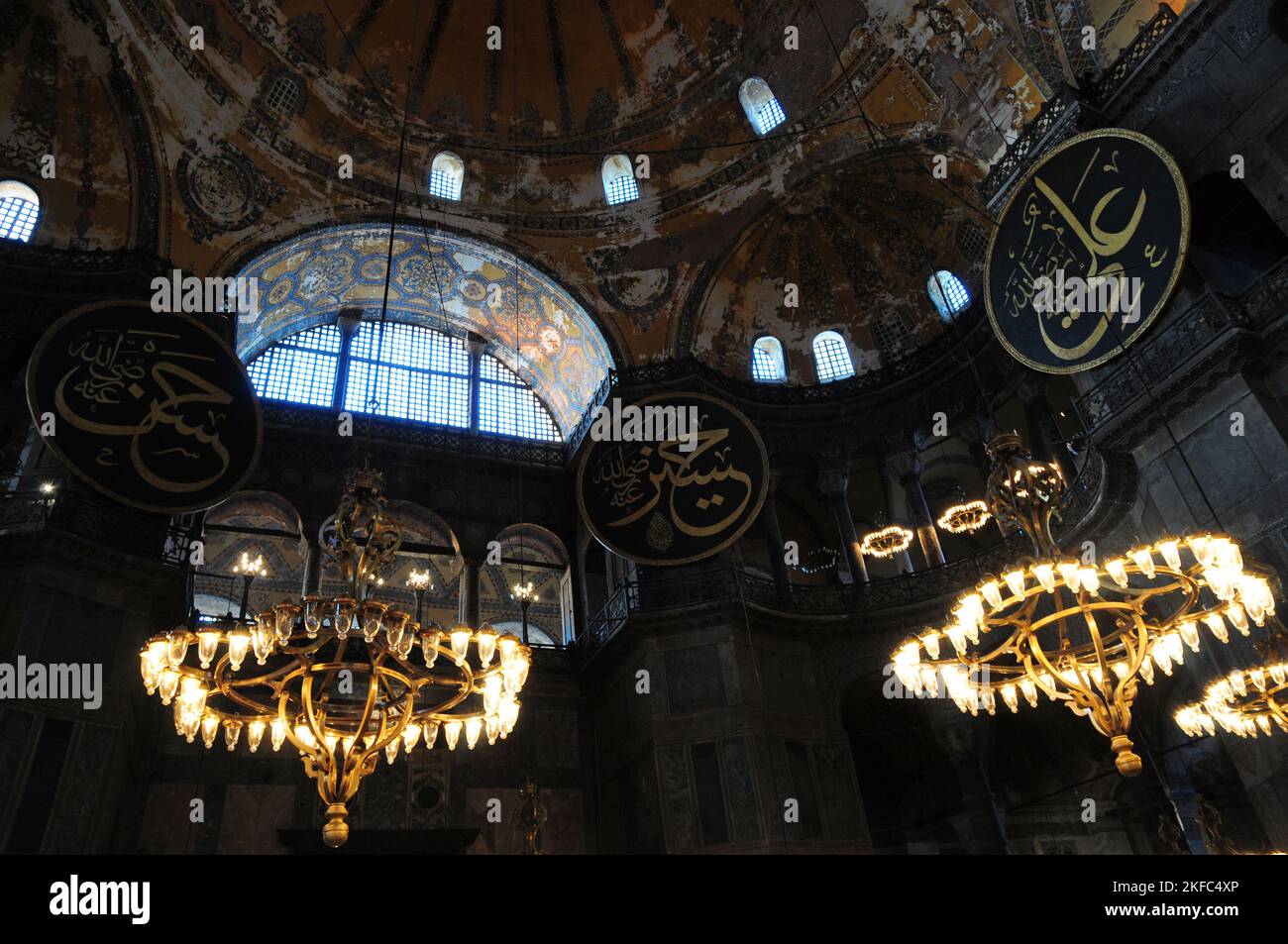 Located in Istanbul, Hagia Sophia is a church built in the 6th century ...