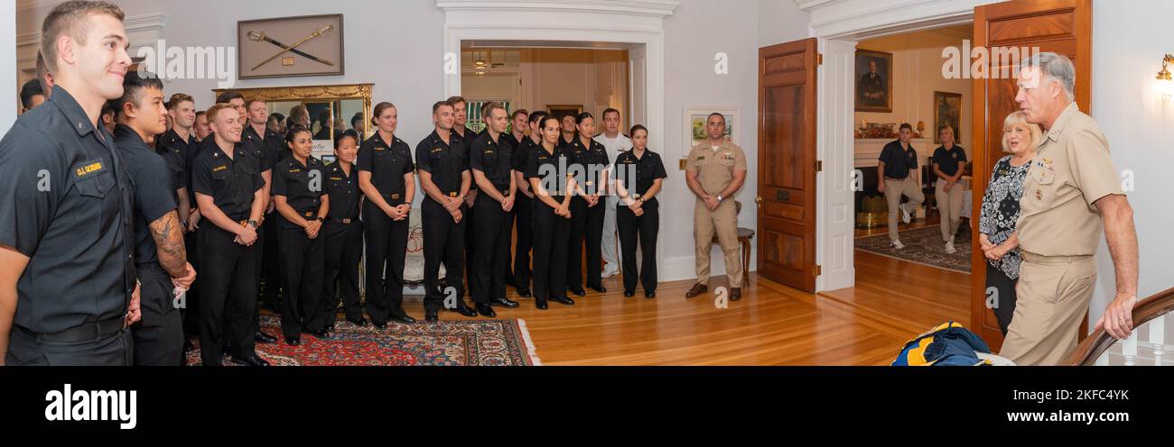 ANNAPOLIS, Md. (Sep 06, 2022) Superintendent of the U.S. Naval Academy ...