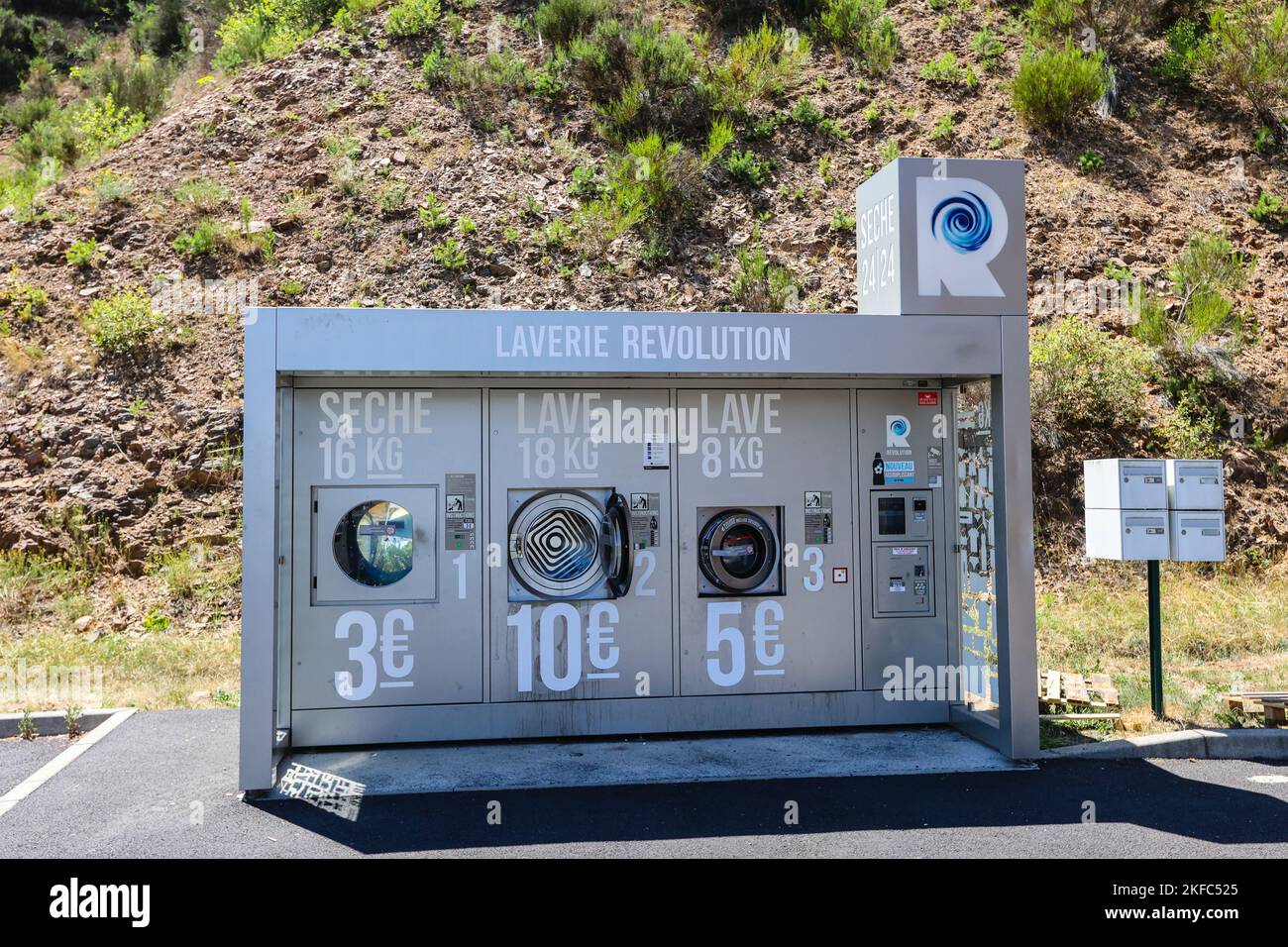 Revolution, Revolution laundrette,laundry,self-service,in,car park,of,E ...