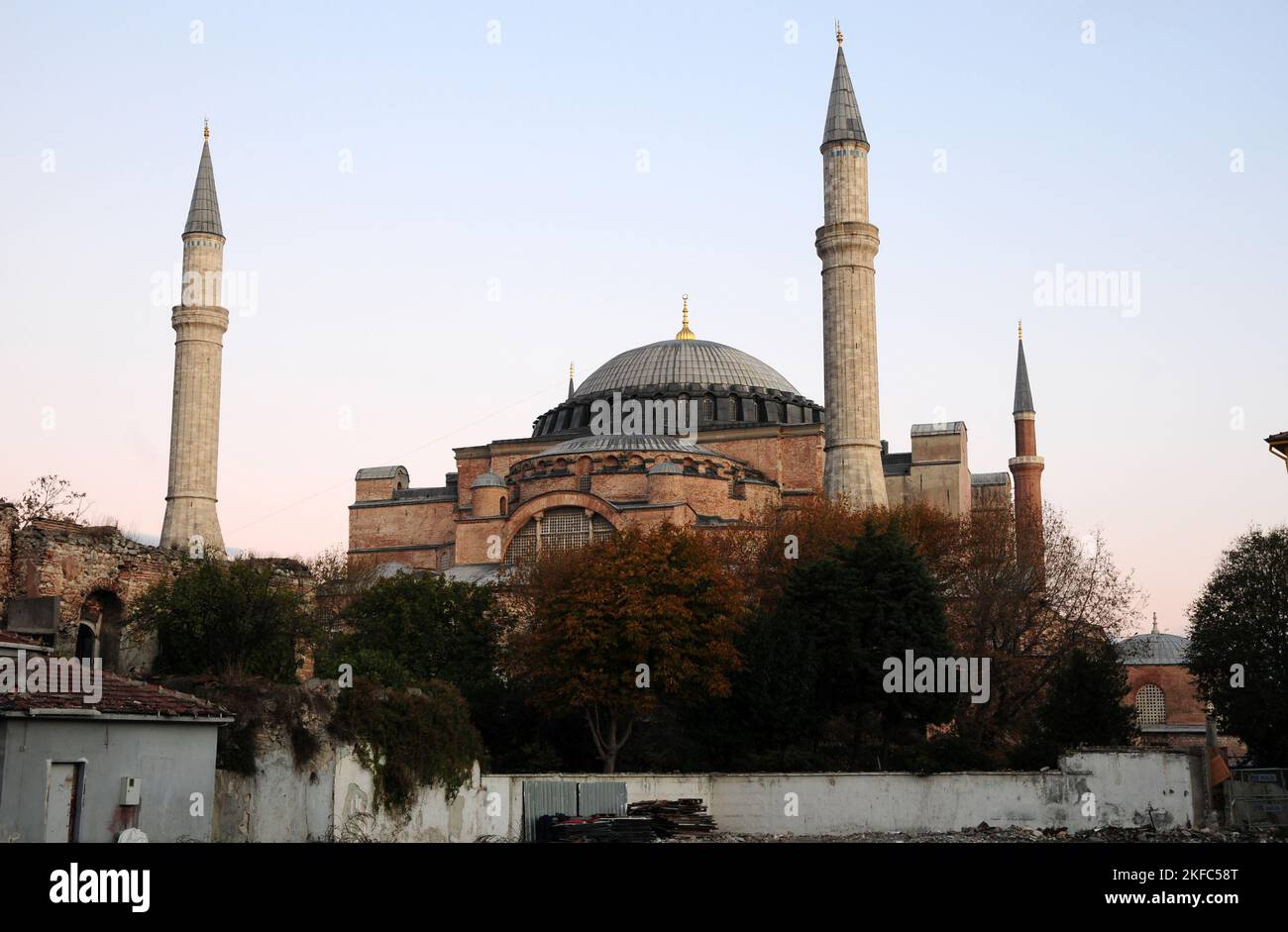 Located in Istanbul, Hagia Sophia is a church built in the 6th century ...