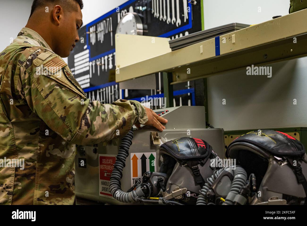 U.S. Air Force Senior Airman Christian Quiambao, 154th Operational ...
