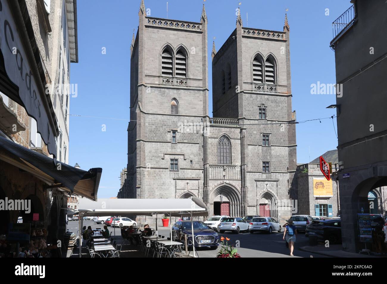 Saint Flour Cathedral,Basalt stone,Gothic,style,Cathedral Saint Pierre ...