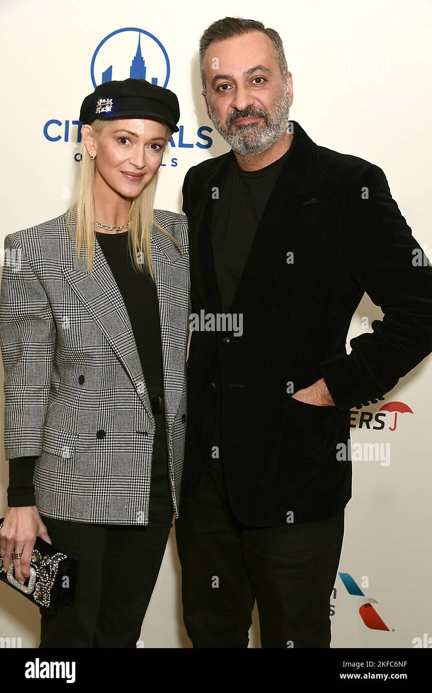 New York, New York, USA. 17/11/2022, Zanna Roberts Rassi and husband ...
