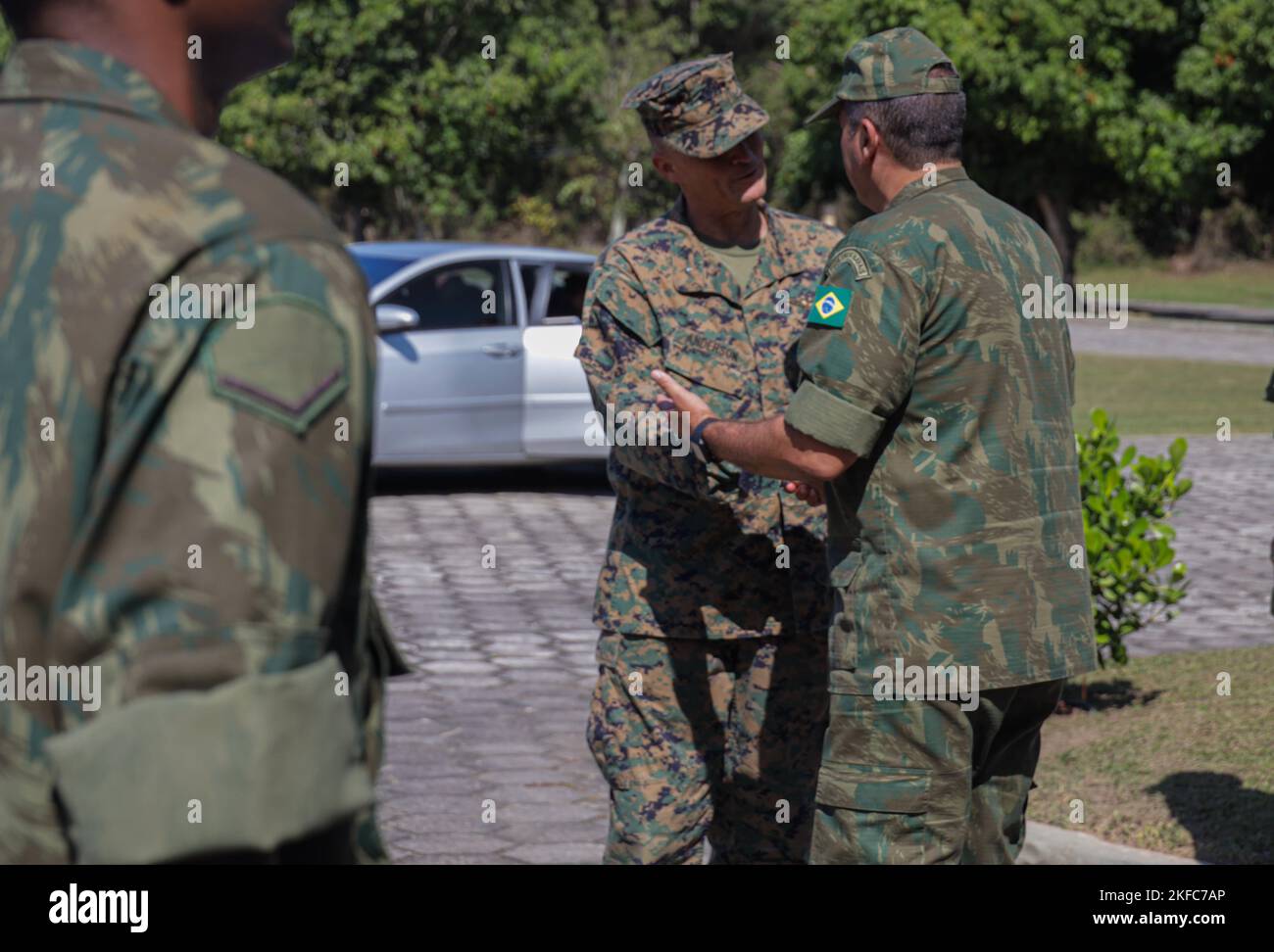U.S. Marine Corps Brig. Gen. Len "Loni" Anderson, commanding general of ...