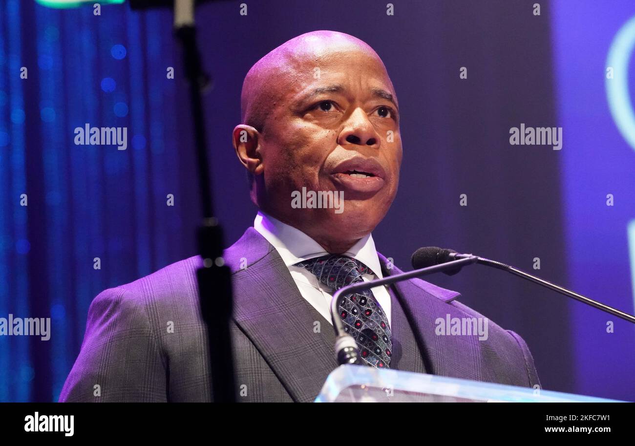 Mayor Eric Adams speaks at The National Urban League Equal Opportunity ...