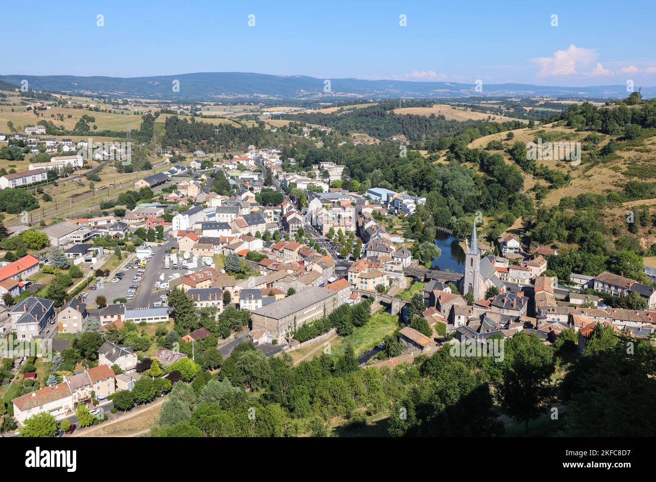 At,at,Saint-Flour, St Flour,Saint Flour,attractive,medieval,village,is ...
