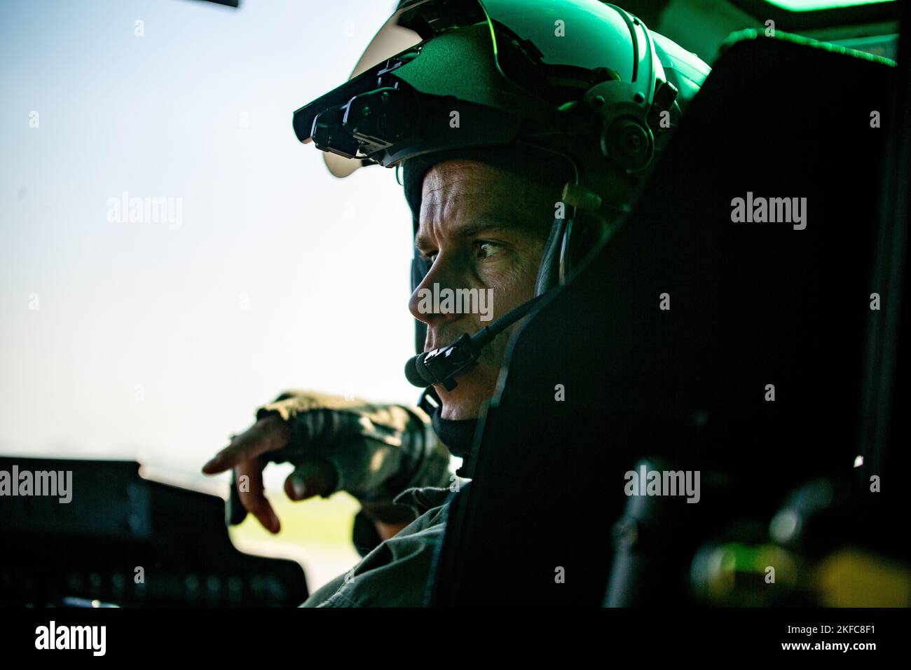 Maj. Ryan Klenke, a UH-1Y Venom pilot, with Marine Light Attack ...