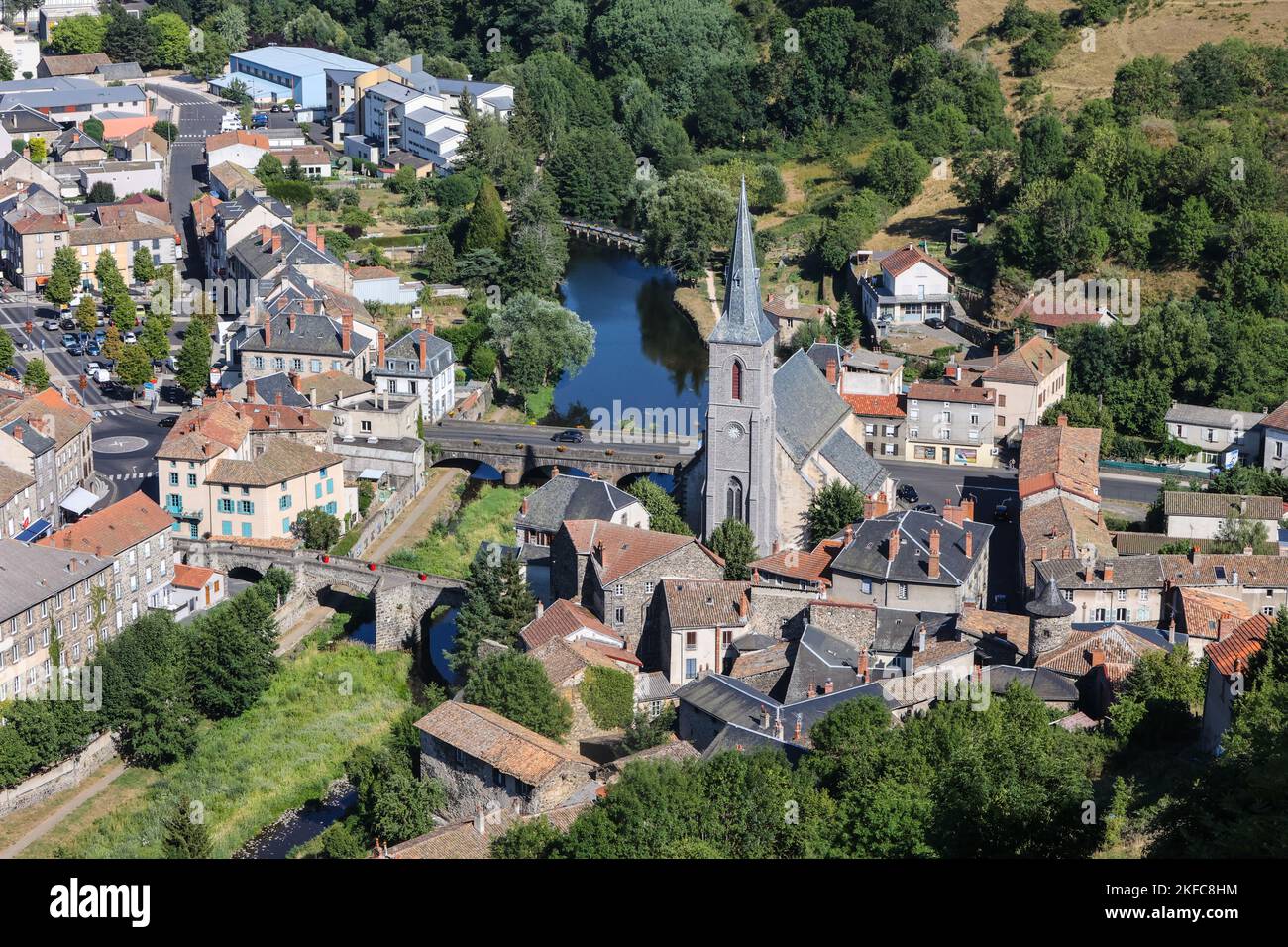 At,at,Saint-Flour, St Flour,Saint Flour,attractive,medieval,village,is ...