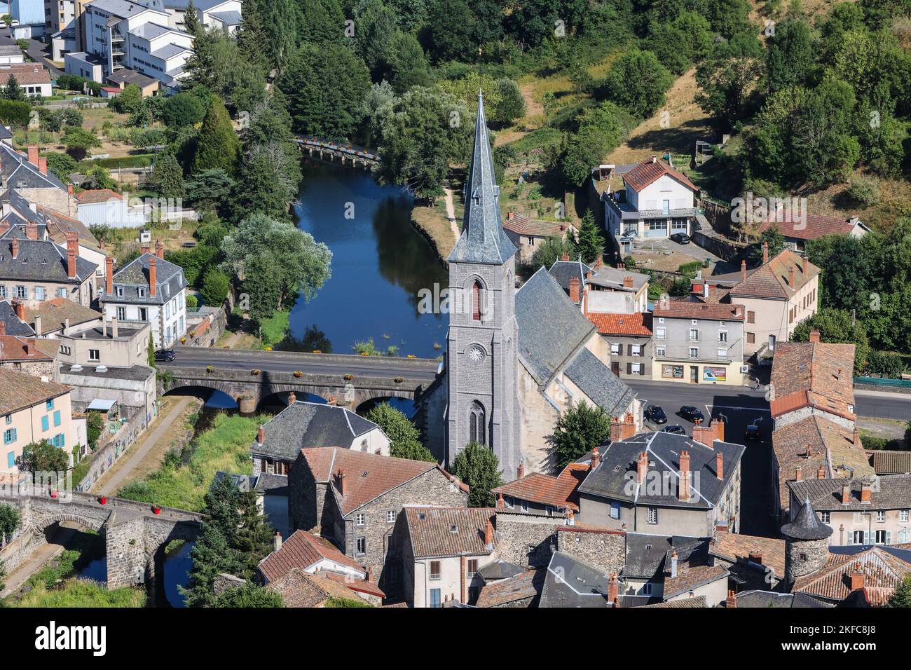 At,at,Saint-Flour, St Flour,Saint Flour,attractive,medieval,village,is ...