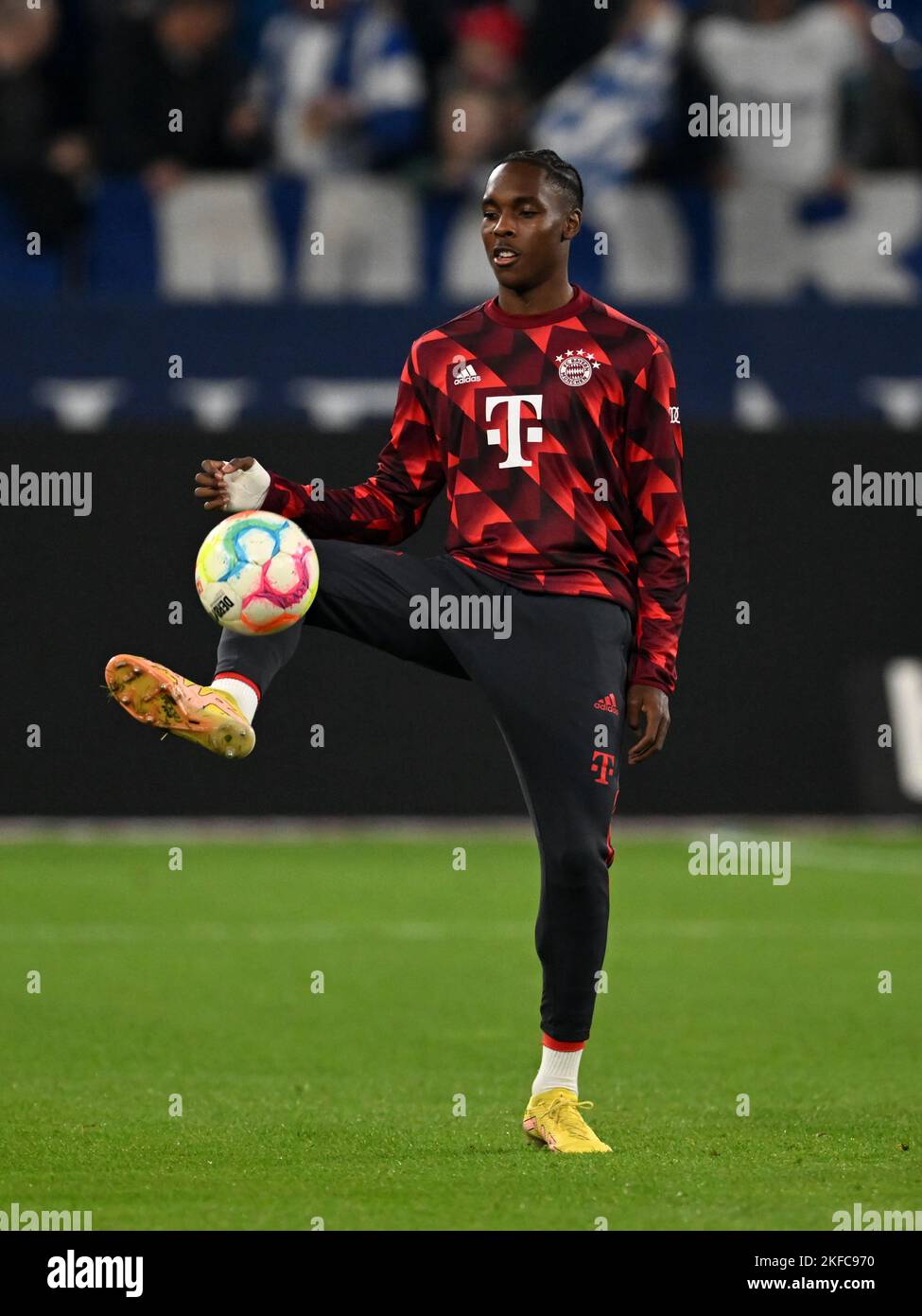 GELSENKIRCHEN - Mathys Tel of FC Bayern Munchen during the Bundesliga ...