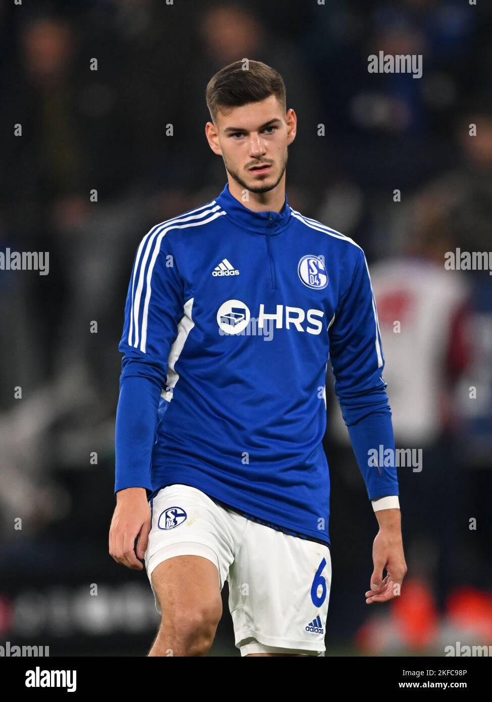 GELSENKIRCHEN - Tom Krauss of FC Schalke 04 during the Bundesliga match ...