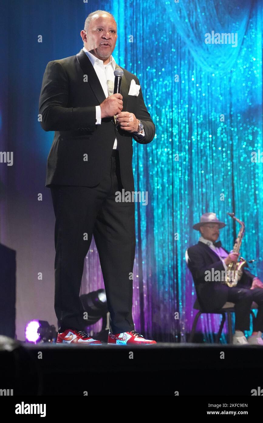 New York, USA. 15th Nov, 2022. Marc Morial president of the National ...