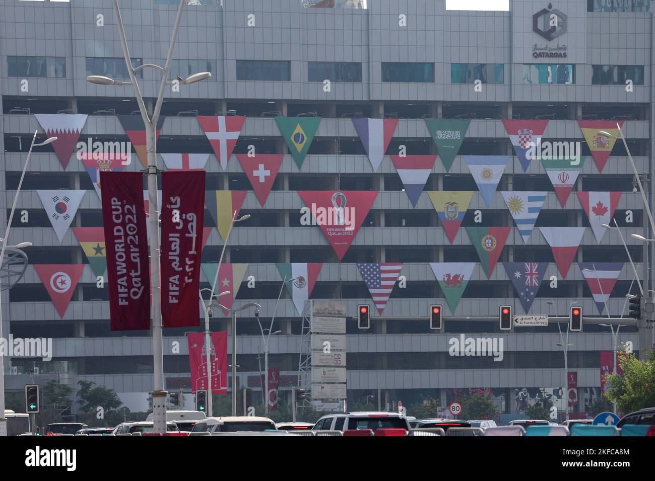 Doha, Qatar, on November 17, 2022. Qatar is ready for the start of the ...