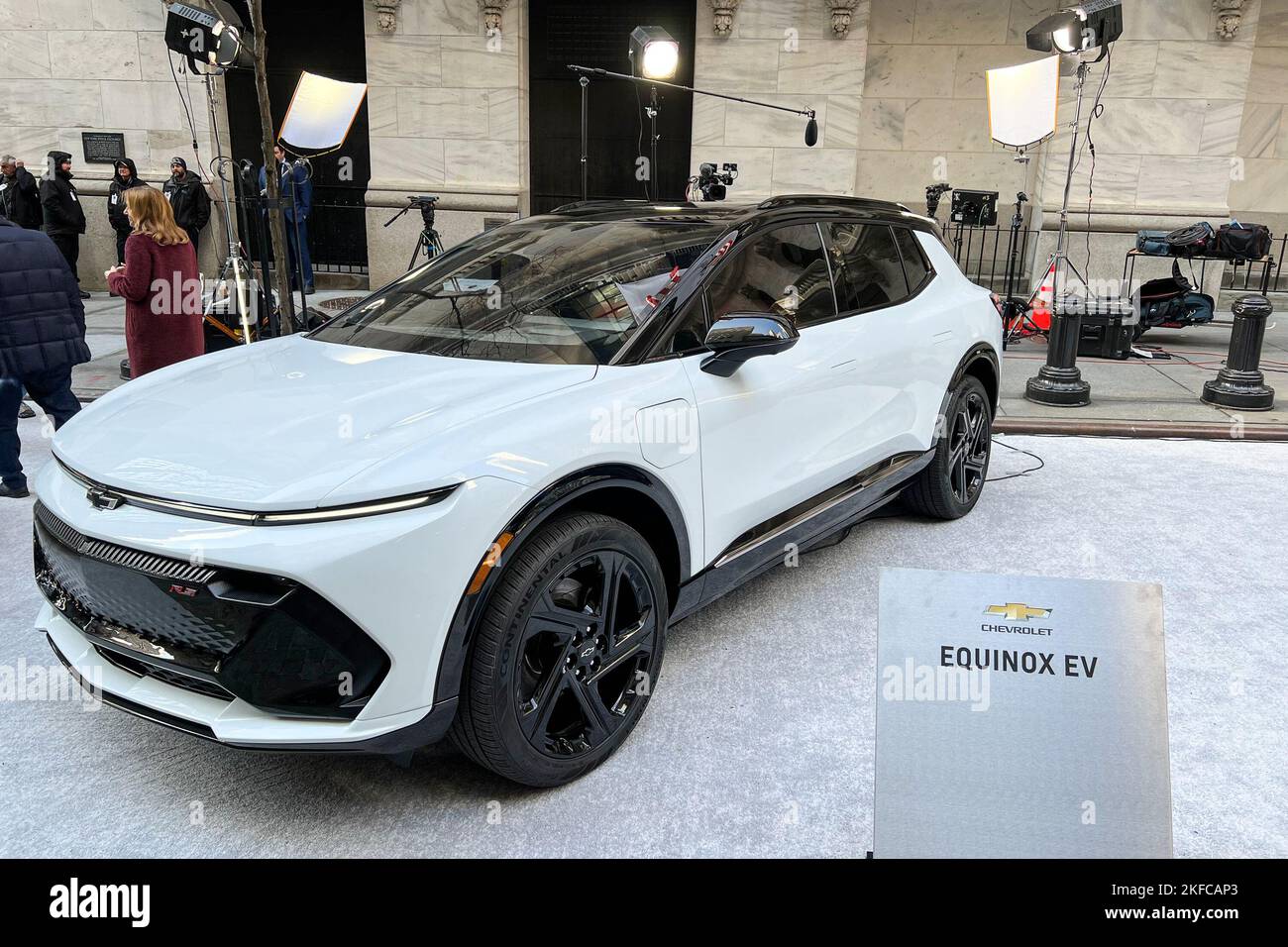 New York, US, Nov. 17, 2021. General Motors (GM) presents its portfolio ...