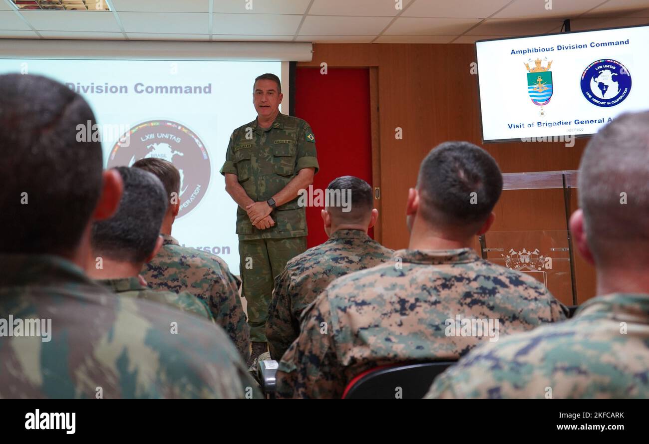 Vice-Almirante Marcelo Guimarães Dias (Rear Adm. Brazilian Marine Corps ...