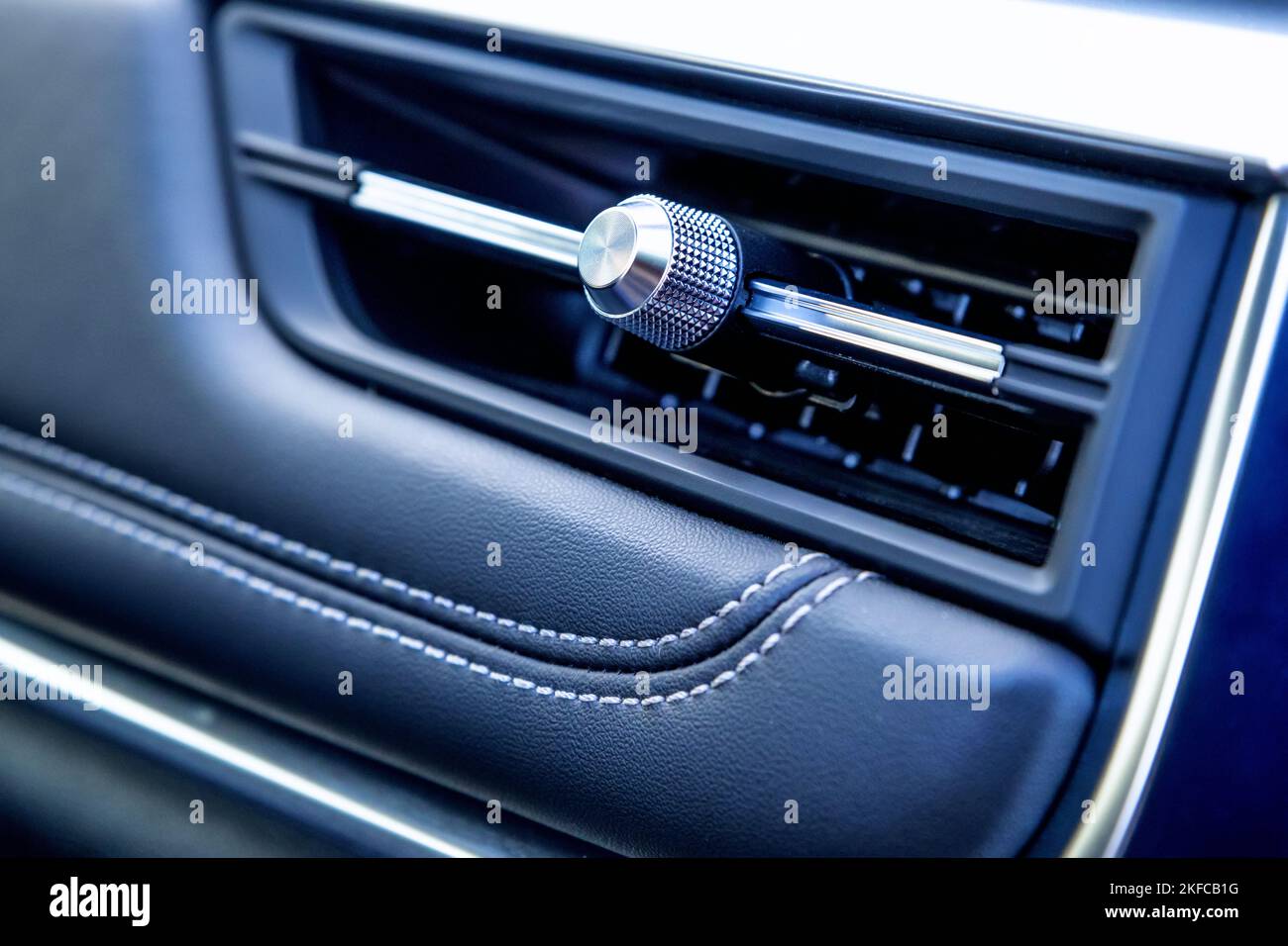 Close up air duct in modern car, part of interior Stock Photo - Alamy