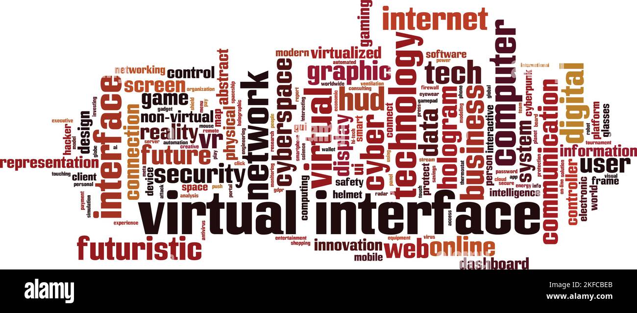 Virtual team word cloud concept. Collage made of words about virtual ...