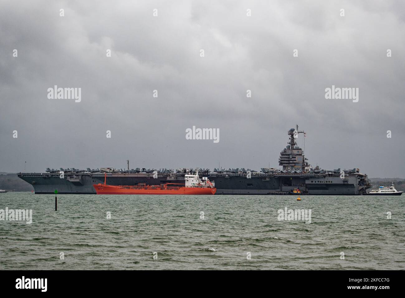 Uss gerald r ford hi-res stock photography and images - Alamy