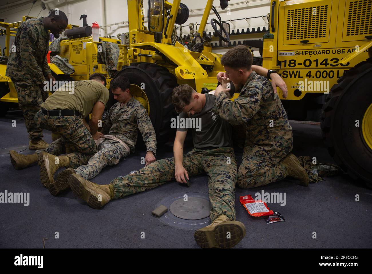 U.S. Marines with the 31st Marine Expeditionary Unit, conduct tactical ...