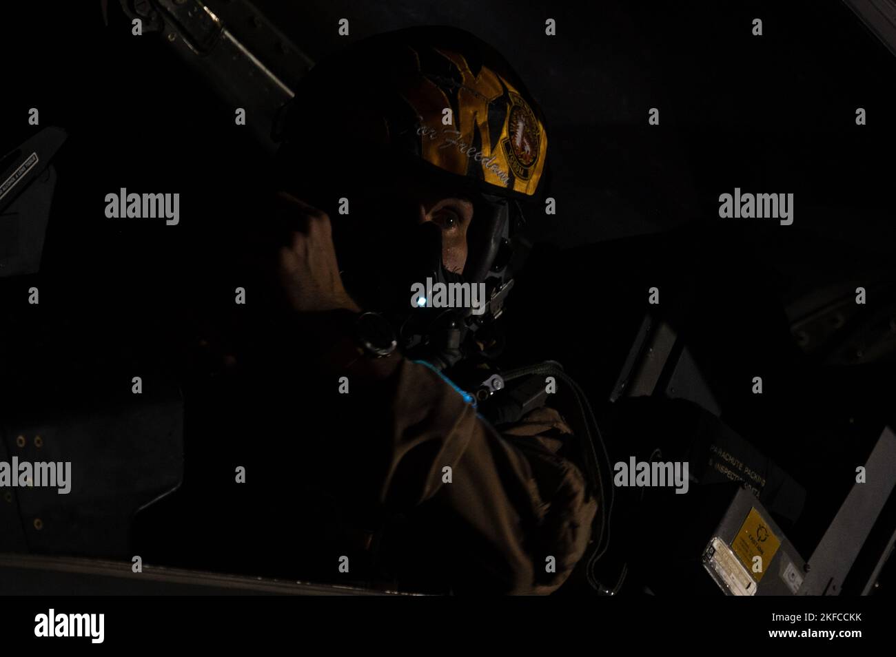 U.S. Air Force Lt. Col. Daniel Trueblood, 79th Expeditionary Fighter ...