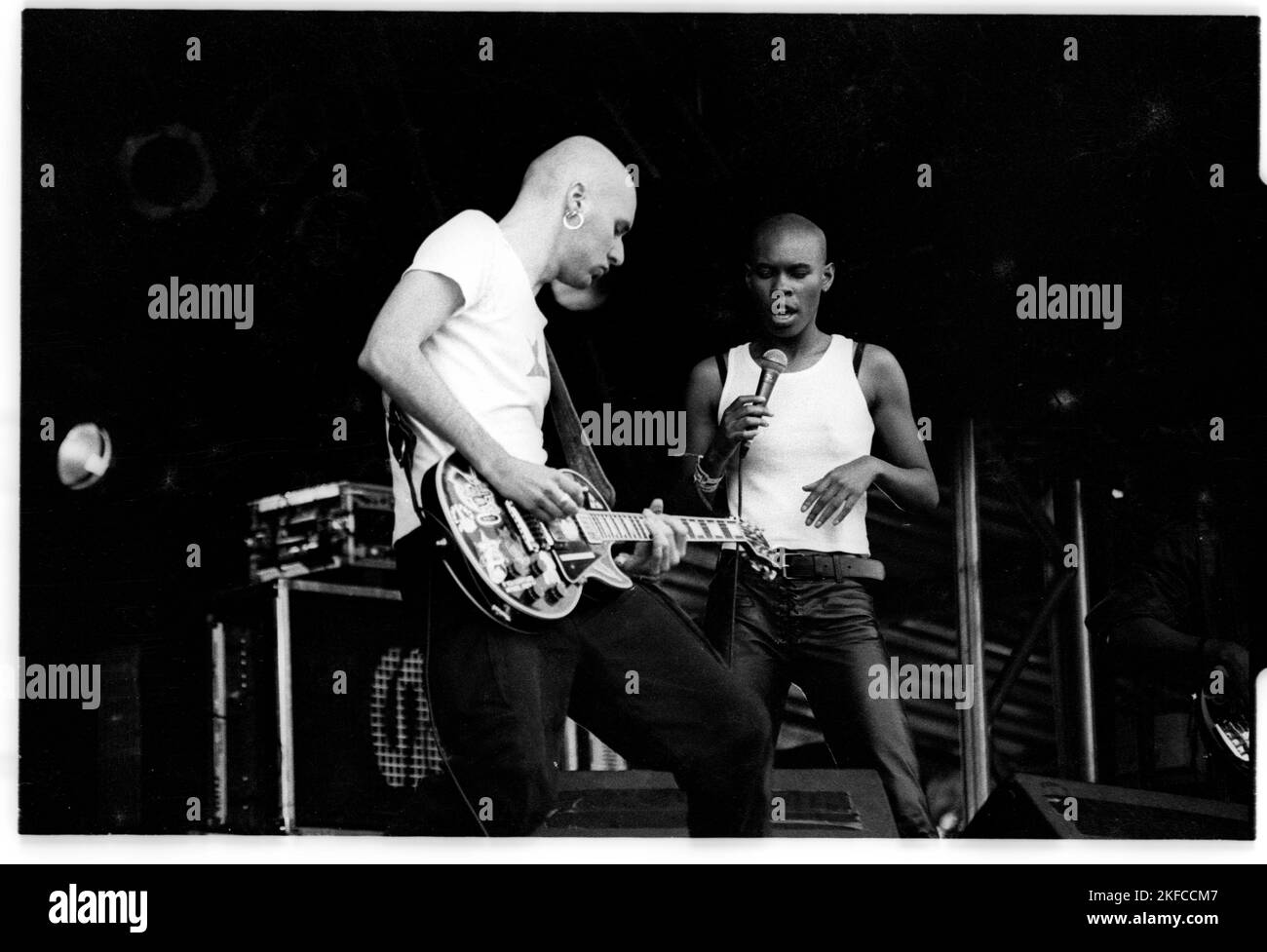 SKUNK ANANSIE, FIRST GLASTONBURY, 1995: Skin (Deborah Dyer) and ...