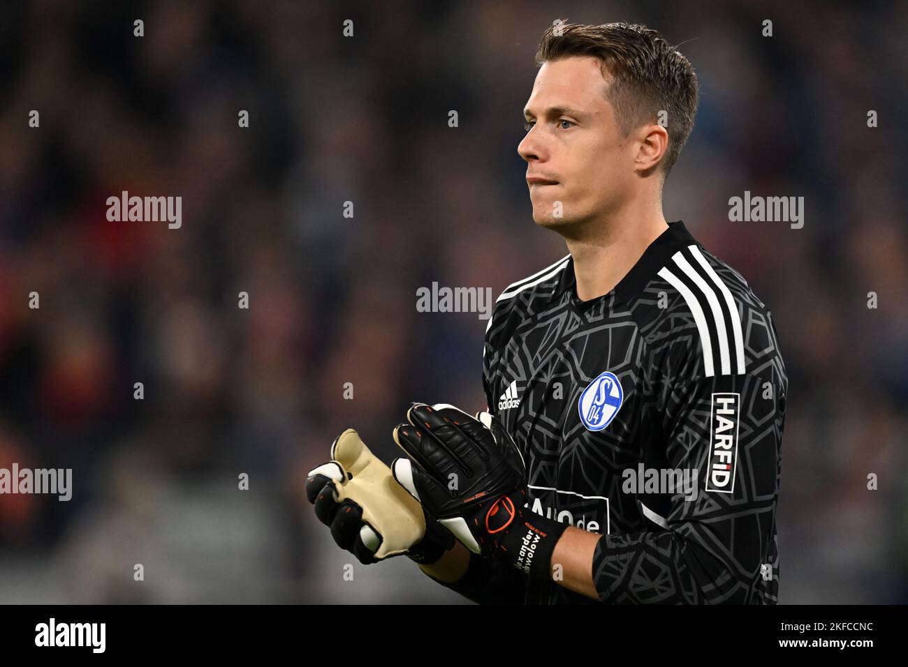 GELSENKIRCHEN - FC Schalke 04 goalkeeper Alexander Schwolow during the ...