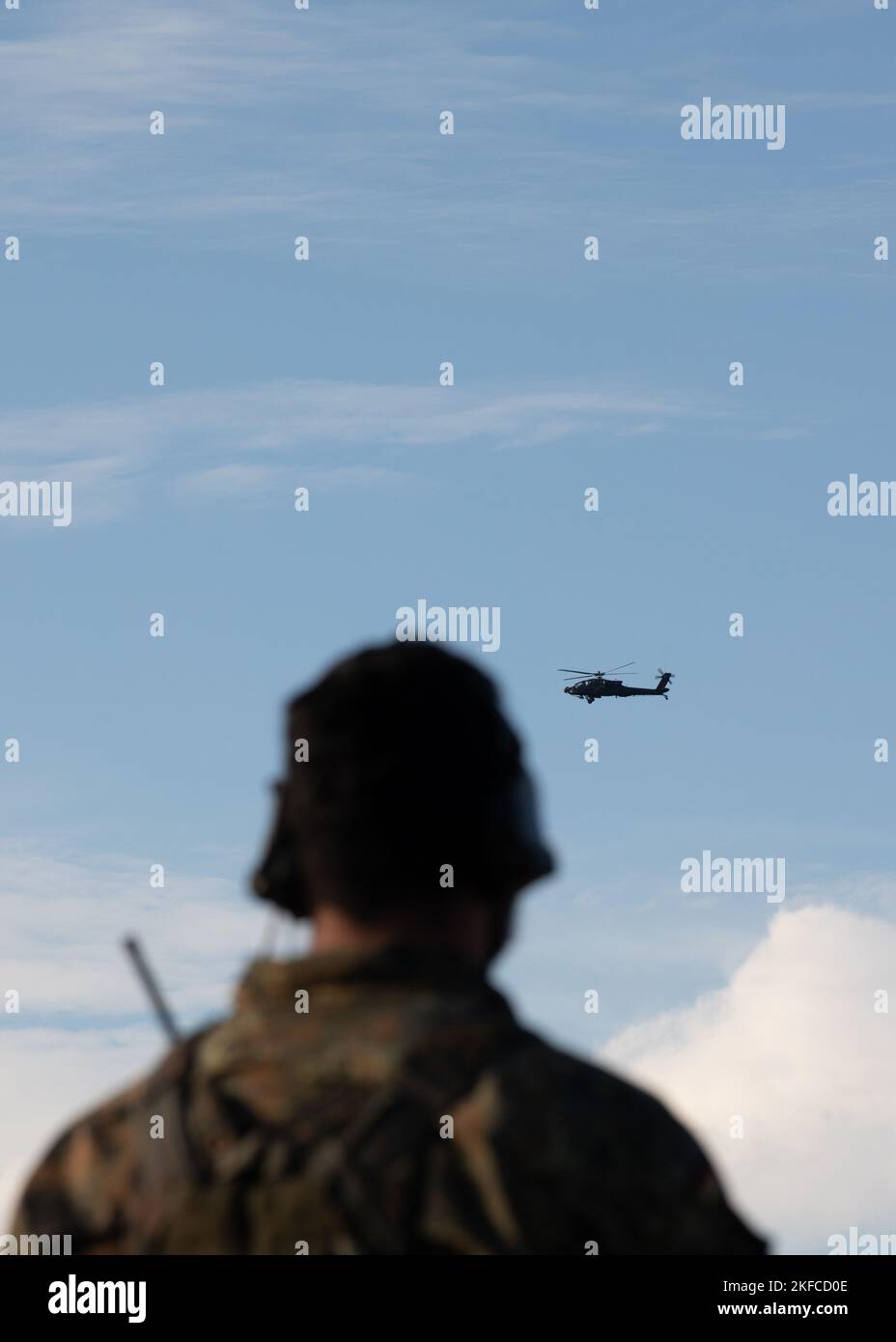 A Joint Terminal Attack Controller (JTAC) from Slovenia coordinates a ...