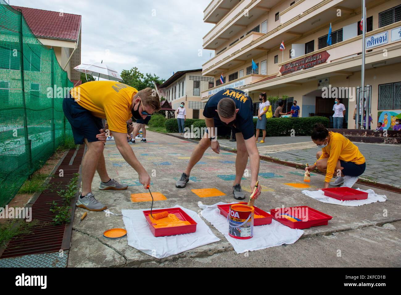 220906-N-CR843-0148 U-TAPAO, Thailand (Sept. 6, 2022) Sailors assigned ...