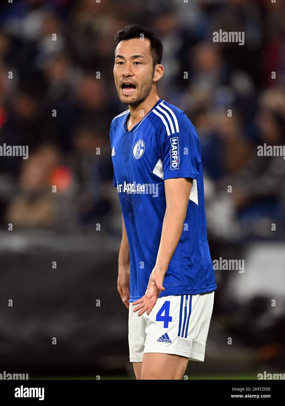 GELSENKIRCHEN - Maya Yoshida of FC Schalke 04 during the Bundesliga ...