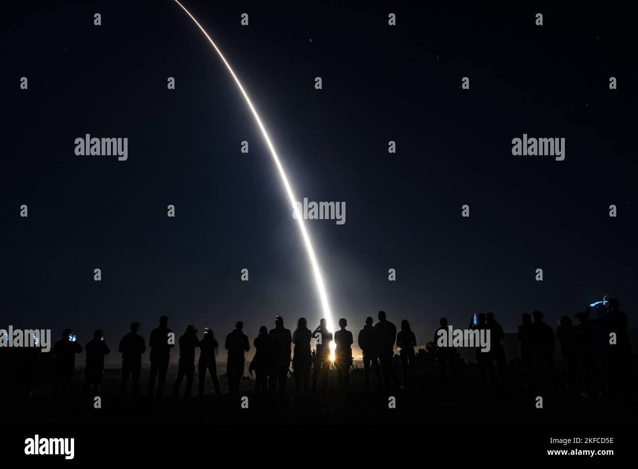 An Air Force Global Strike Command unarmed Minuteman III ...