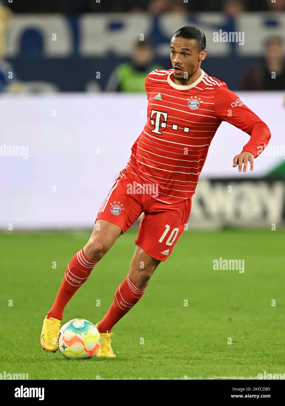 GELSENKIRCHEN - Leroy Sane of FC Bayern Munchen during the Bundesliga ...