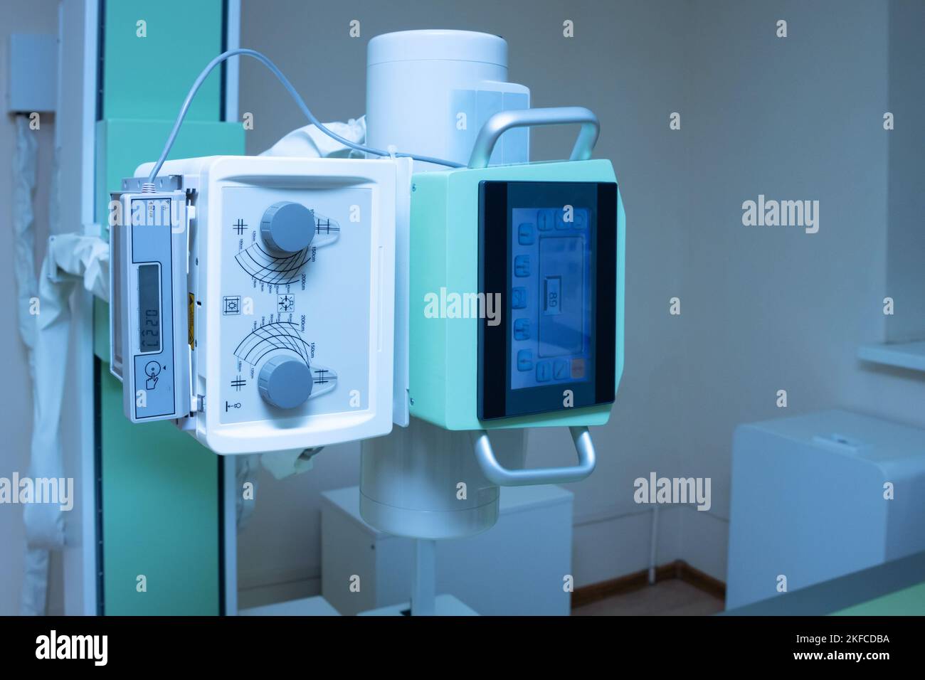 Interior of a modern X-ray inspection cabinet in private clinic Stock ...