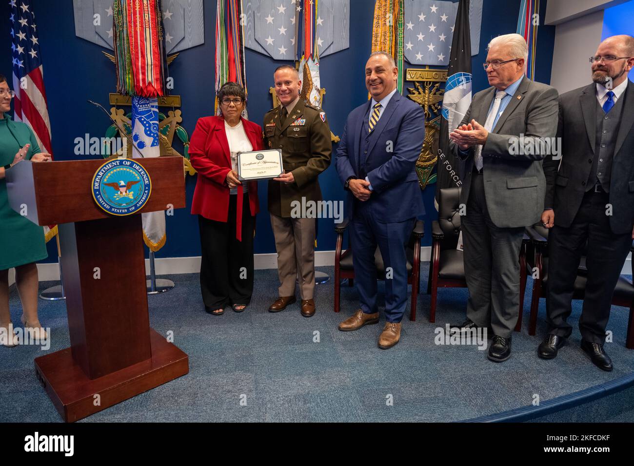 Deputy Secretary of Defense Kathleen H. Hicks participates in the ...