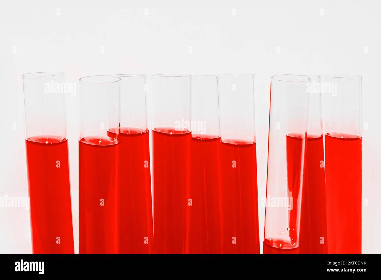 laboratory flasks, blood, red liquid, tests, viruses, dirty blood ...