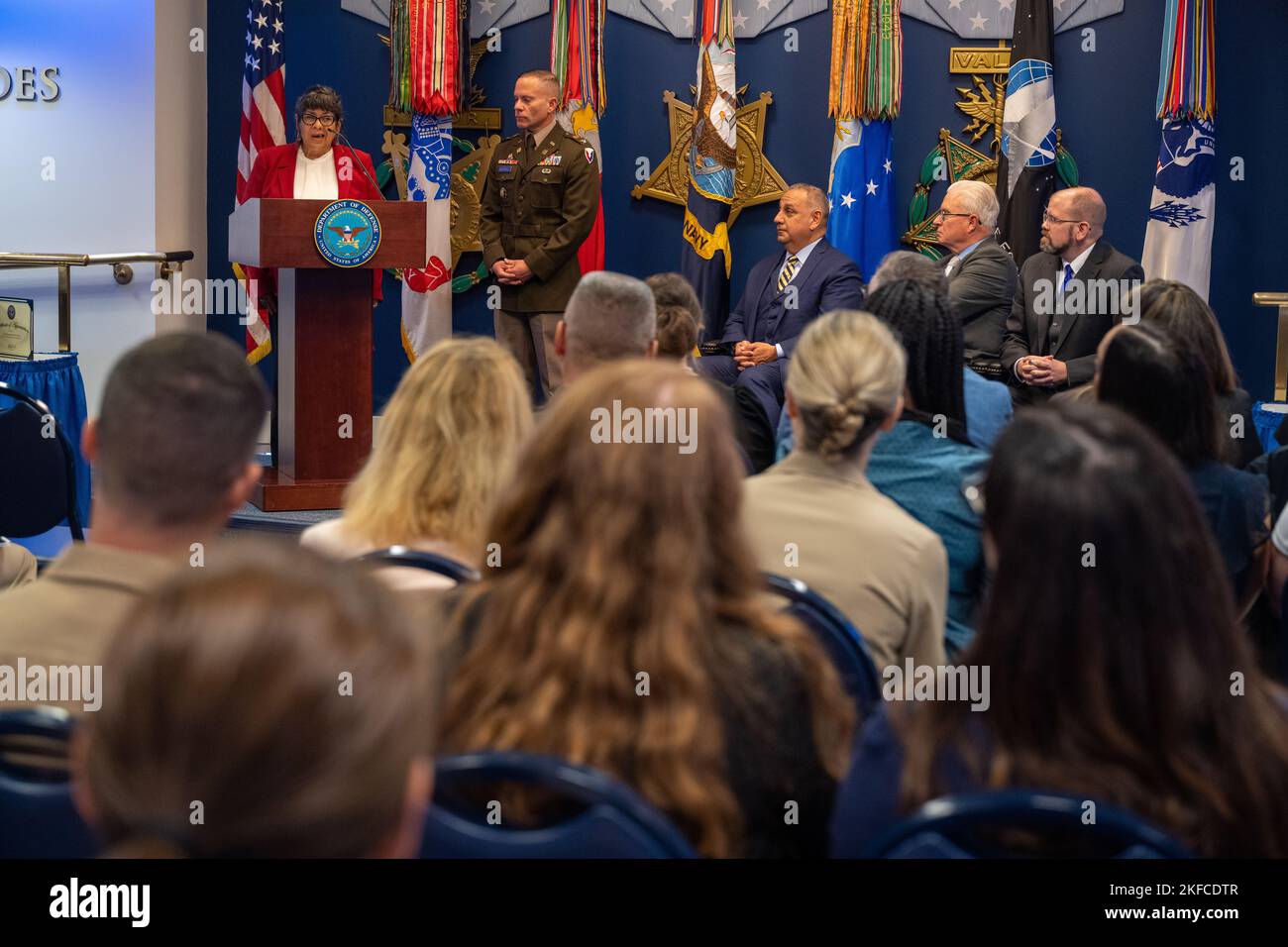 Deputy Secretary of Defense Kathleen H. Hicks participates in the ...