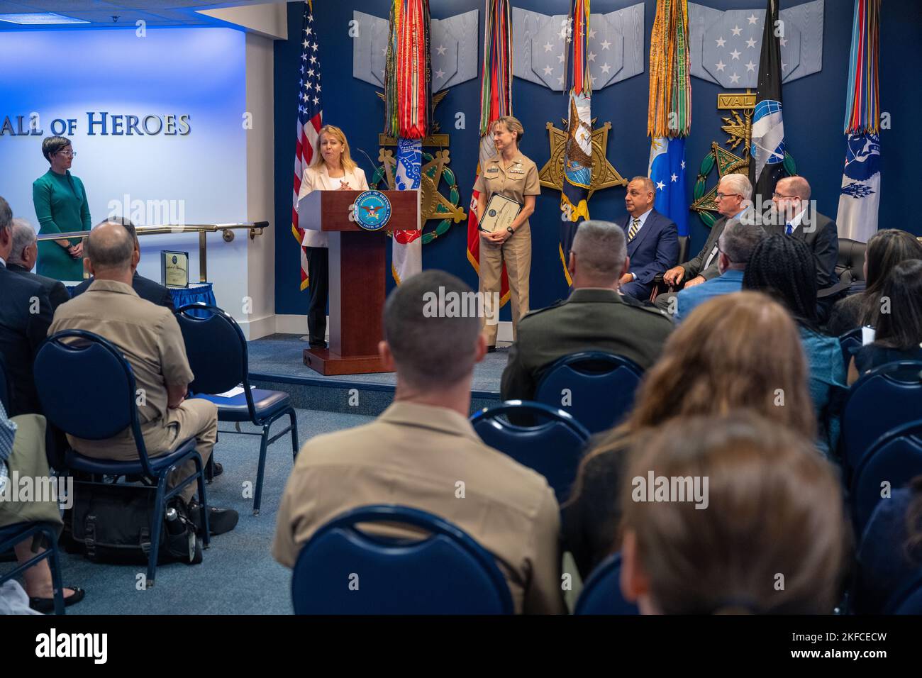 Deputy Secretary of Defense Kathleen H. Hicks participates in the ...