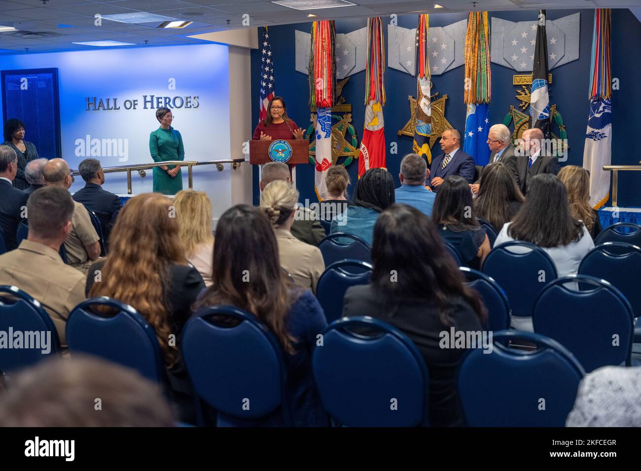 Deputy Secretary of Defense Kathleen H. Hicks participates in the ...