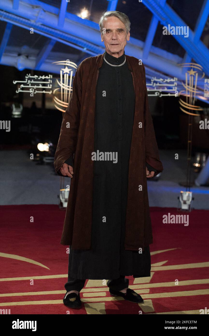 Marrakech, Morocco on November 17, 2022. Jeremy Irons attending the ...